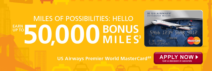 How to Get the 40,000 Bonus Mile US Airways MasterCard - MileValue
