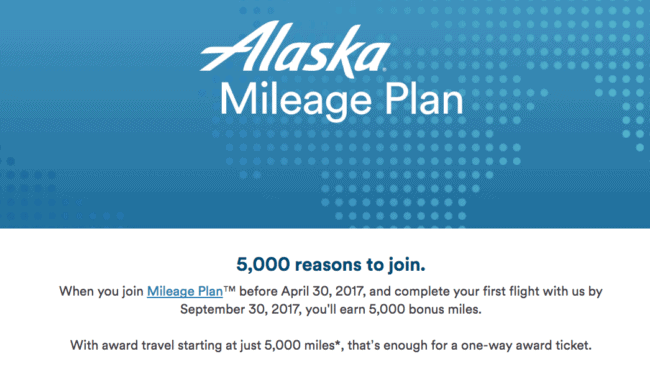 Easy 5k Alaska Miles for New MileagePlan Members - MileValue