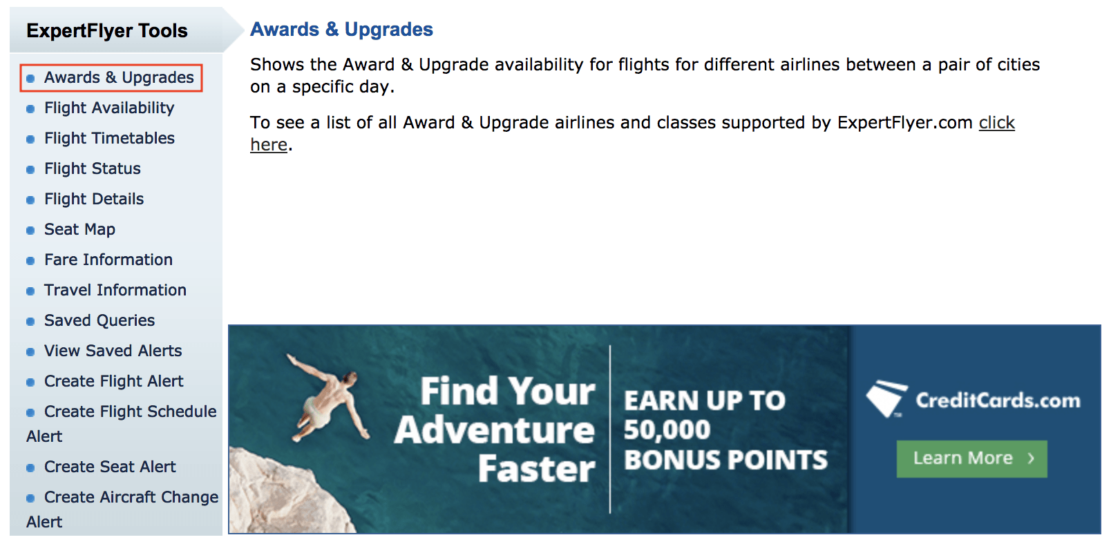 How to Use ExpertFlyer to Find Award Space - MileValue