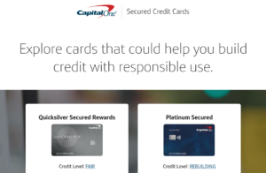 Capital One Platinum Secured Credit Card vs. Capital One Quicksilver ...